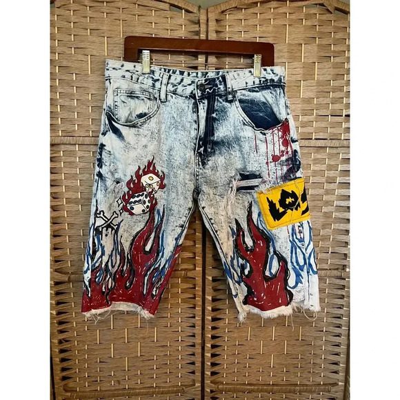 smoke rise ny | Shorts | Smoke Rise Denim Hand Crafted Hip Hop Street ...